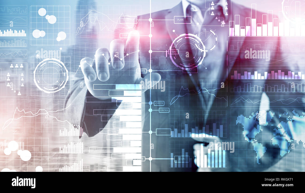 Business intelligence background hi-res stock photography and images ...