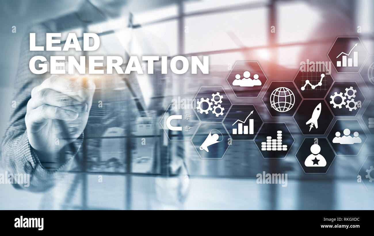 Lead Generation Analysis Business Research Interest Concept. Marketing ...