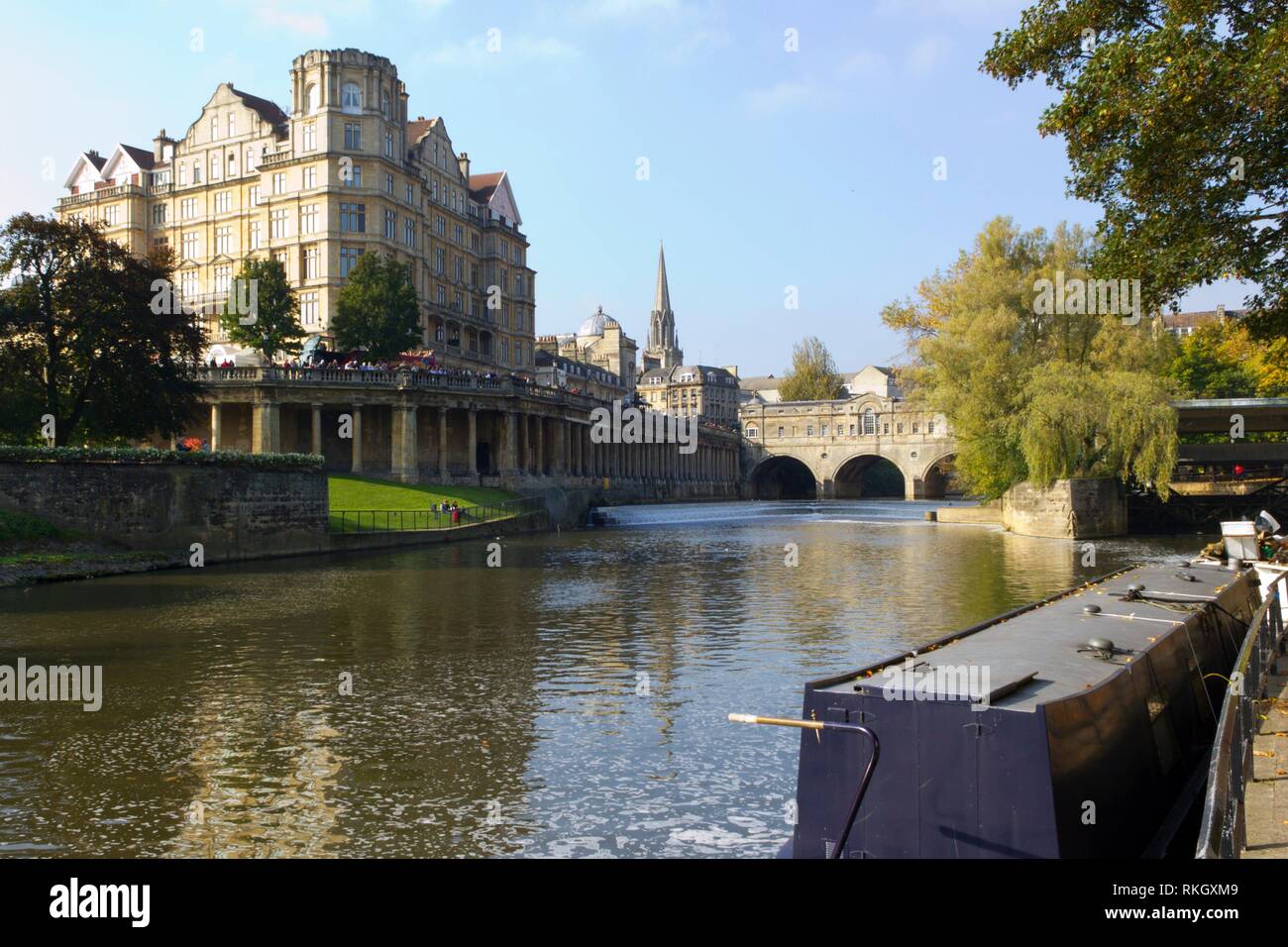 Pulteney bridge bath uk hi-res stock photography and images - Alamy
