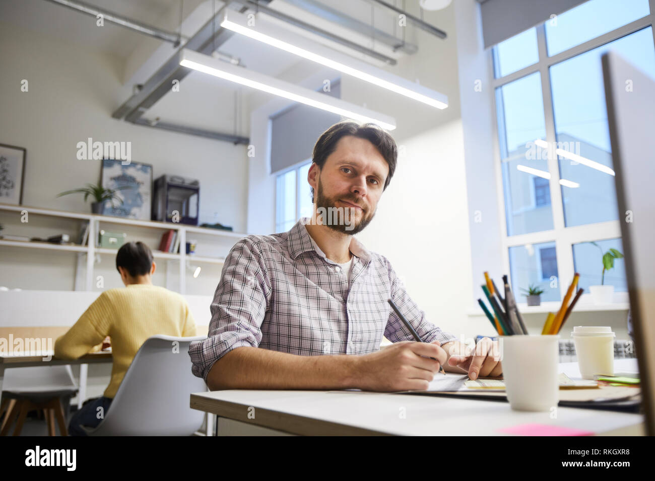 Content male hi-res stock photography and images - Alamy