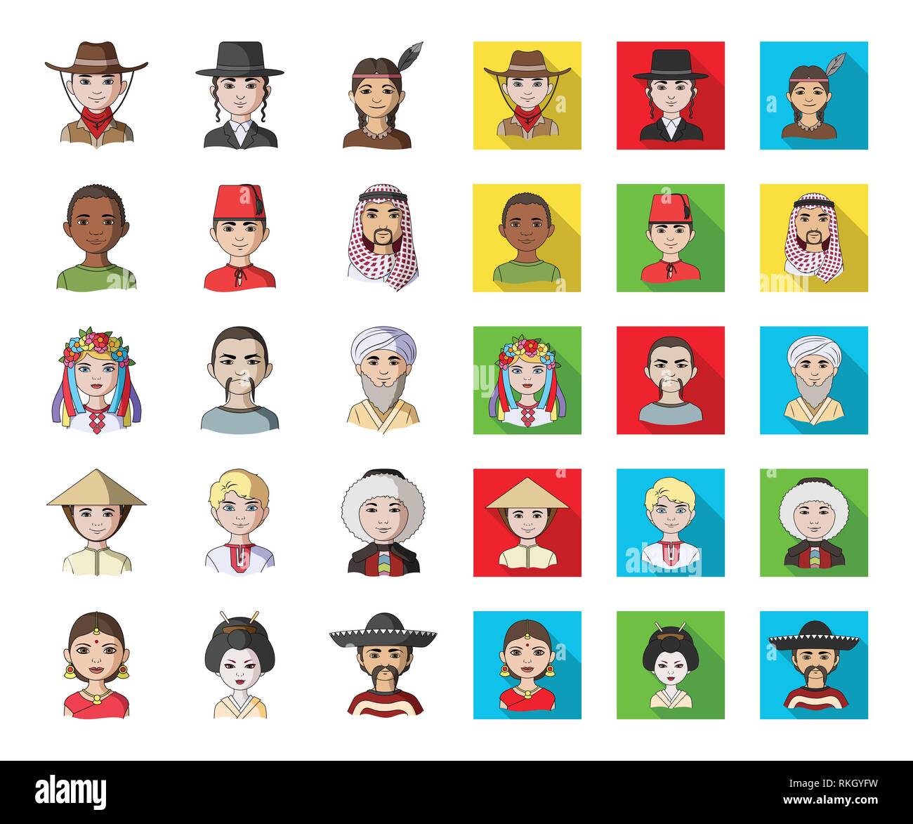 Nationality Cartoon High Resolution Stock Photography and Images - Alamy