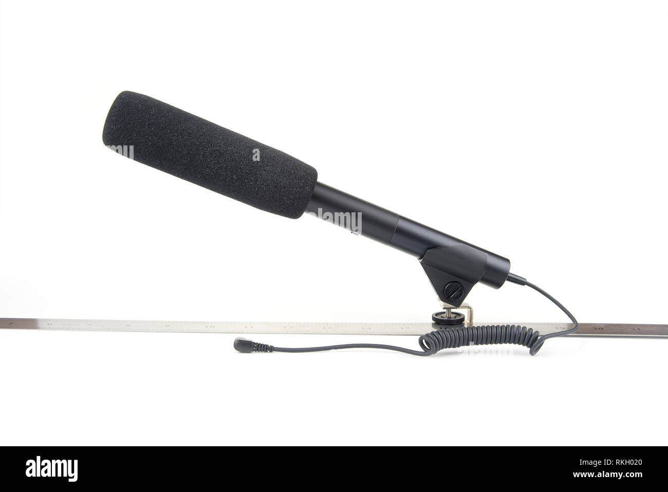 Shotgun microphone with long and short length Stock Photo - Alamy