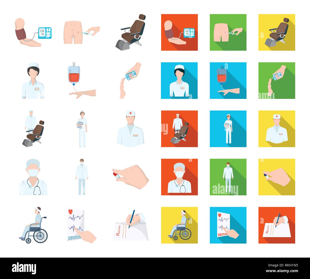 analysis,arterial,blood,cardiogram,cartoon,flat,chair,collection ...