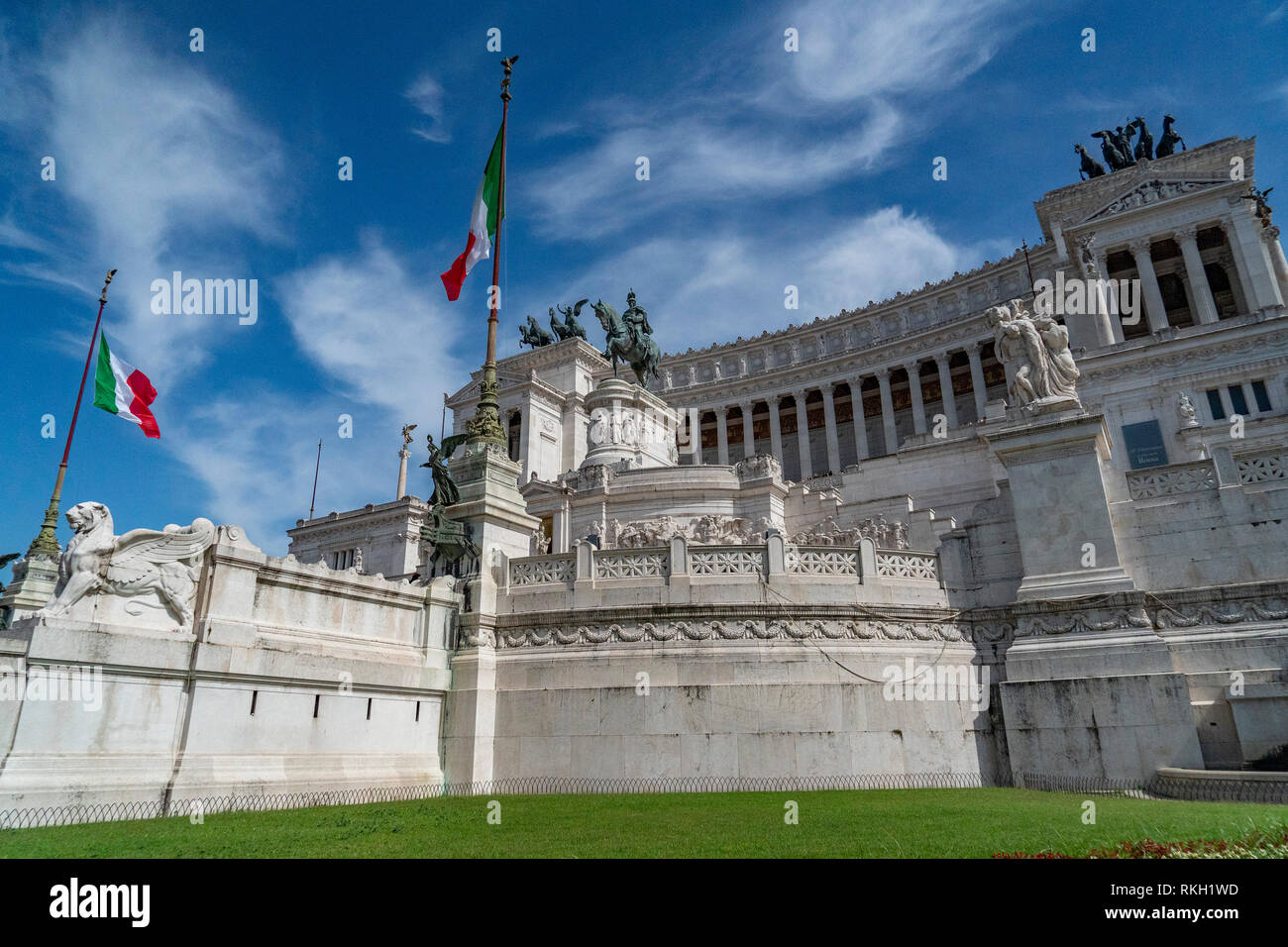 Rome unknow soldier vittoriano palace view Stock Photo - Alamy