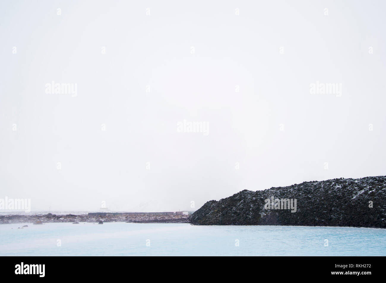 ICELAND: Tourist attraction Blue Lagoon, a hot geothermal swimming pool ...