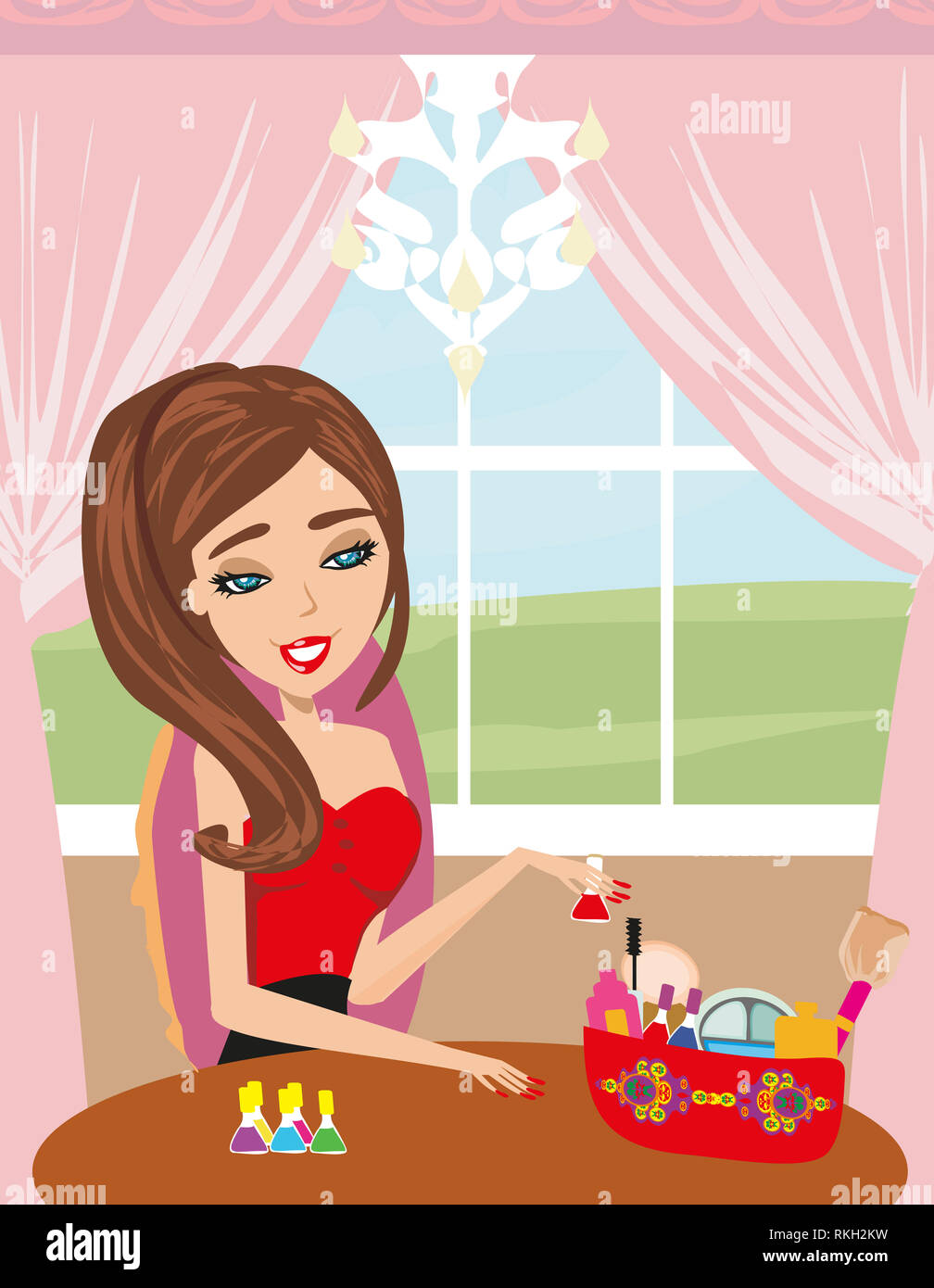 Well manicured nails hi-res stock photography and images - Alamy