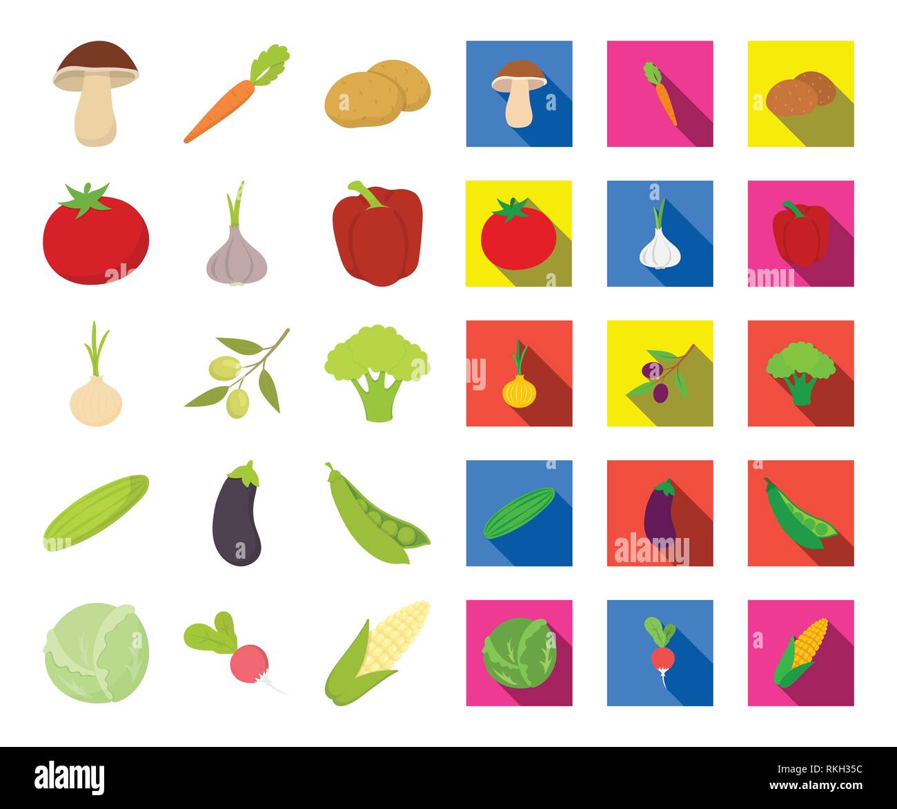 agriculture,broccoli,cabbage,carrots,cartoon,flat,flatvegetable ...