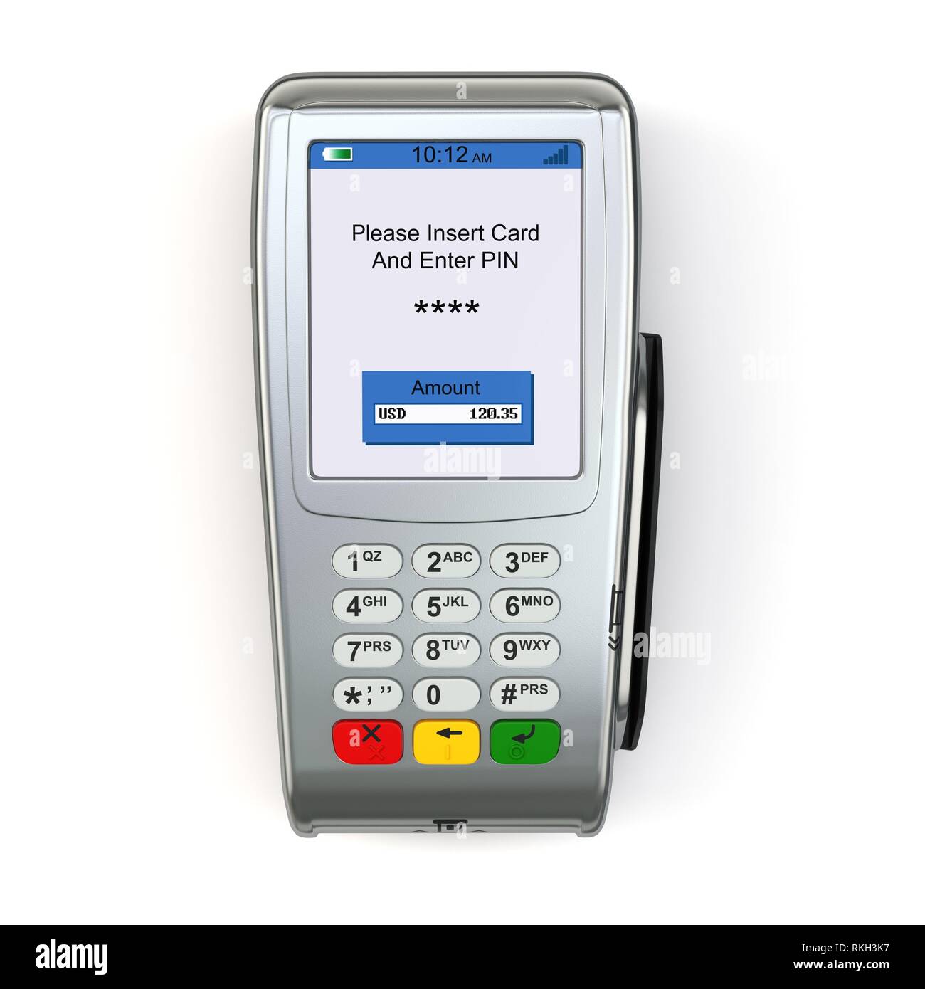 Atm Keypad Pos Terminal Credit Card Stock Photos & Atm Keypad Pos ...