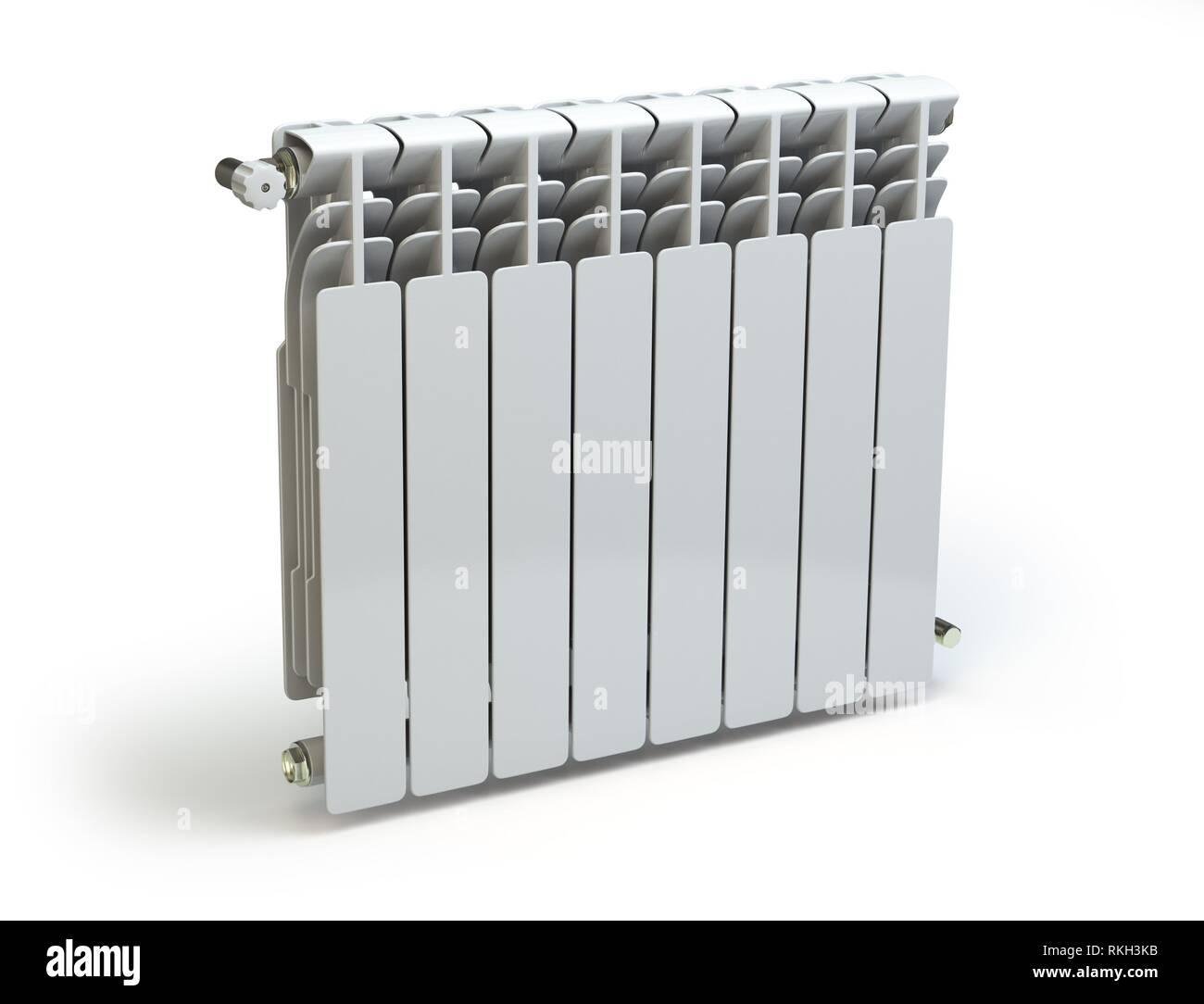 Modern water radiators Cut Out Stock Images & Pictures - Alamy