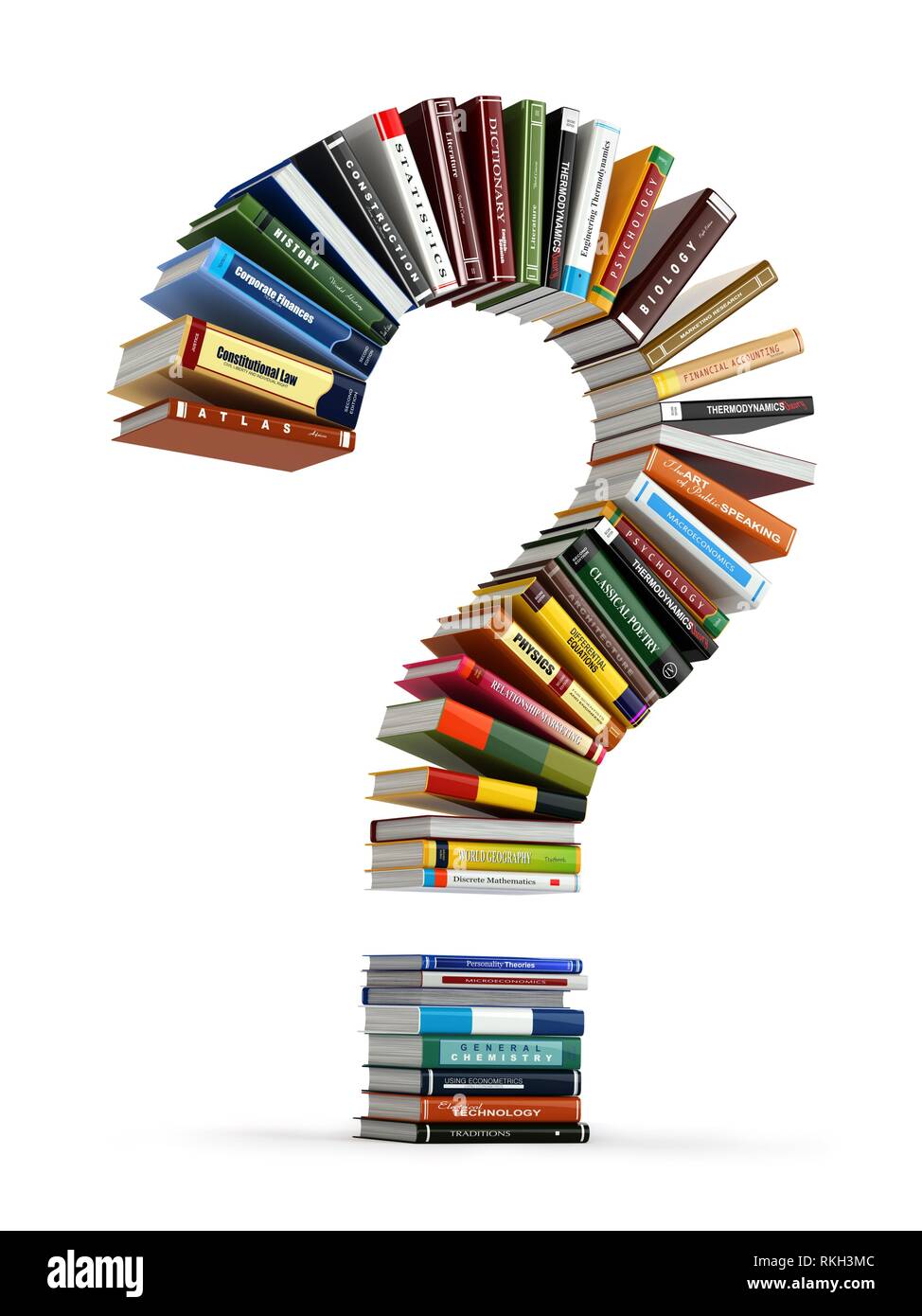 Book question mark Cut Out Stock Images & Pictures - Alamy
