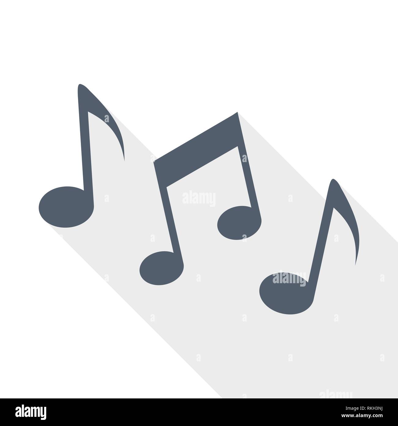 Music notes, song, melody icon, vector illustration Stock Vector Image ...
