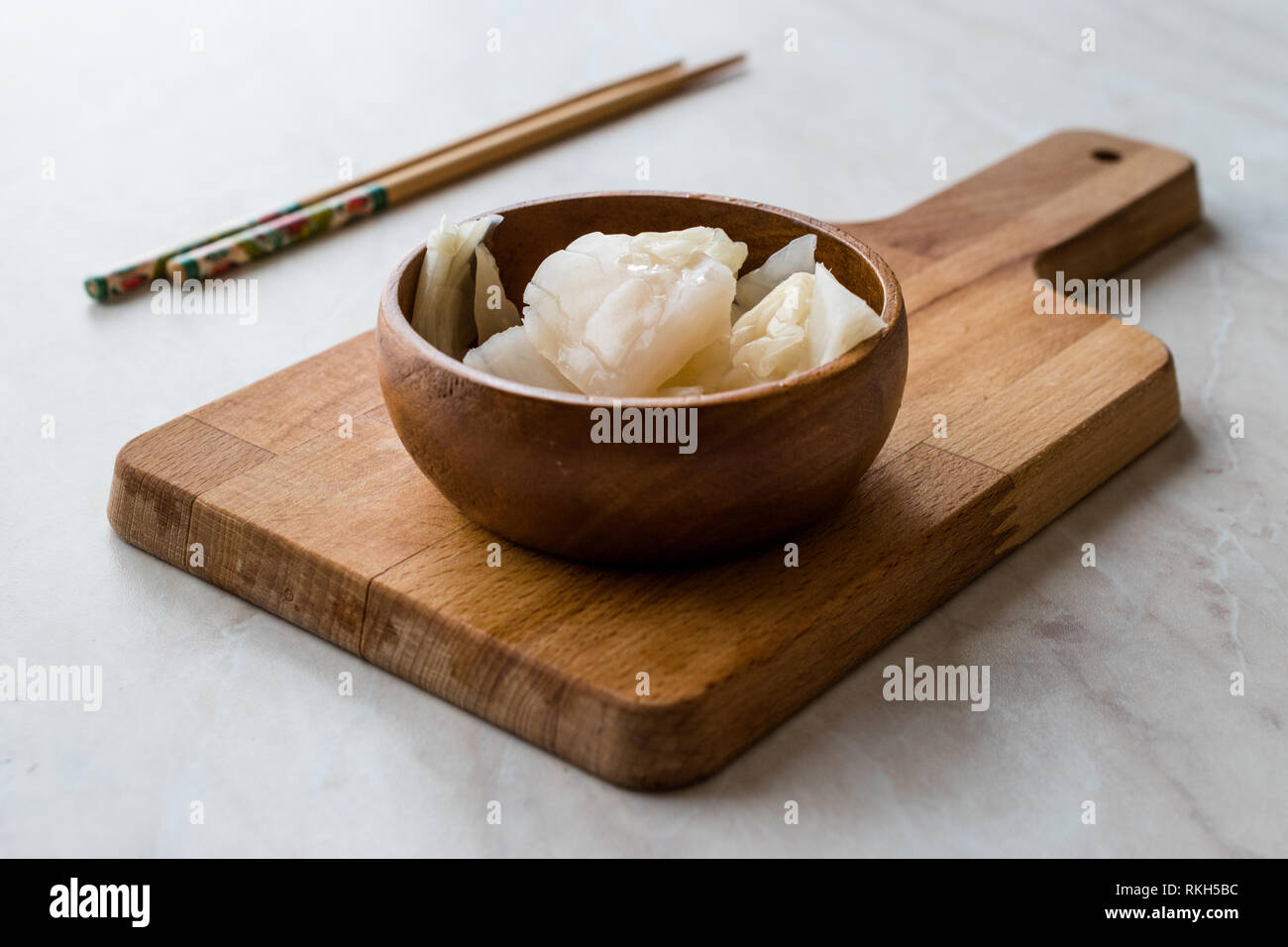 Sushi Ginger, Sweet Pickled Ginger, Japanese food. Traditional Food ...