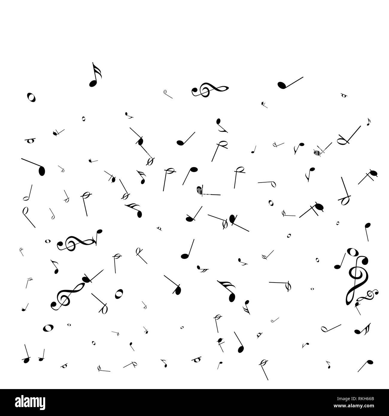 Modern musical notation Black and White Stock Photos & Images - Alamy