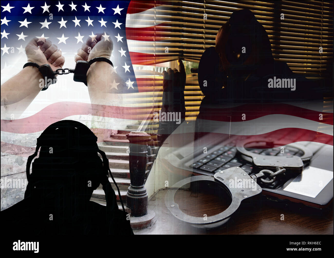 Fbi agent back hi-res stock photography and images - Alamy