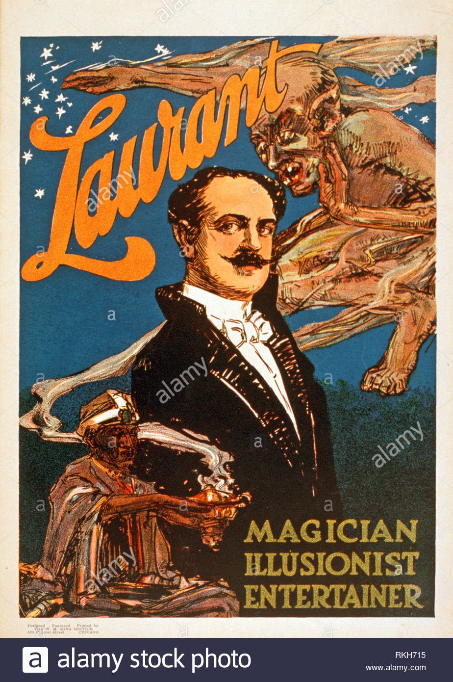 Vintage magician posters hi-res stock photography and images - Alamy