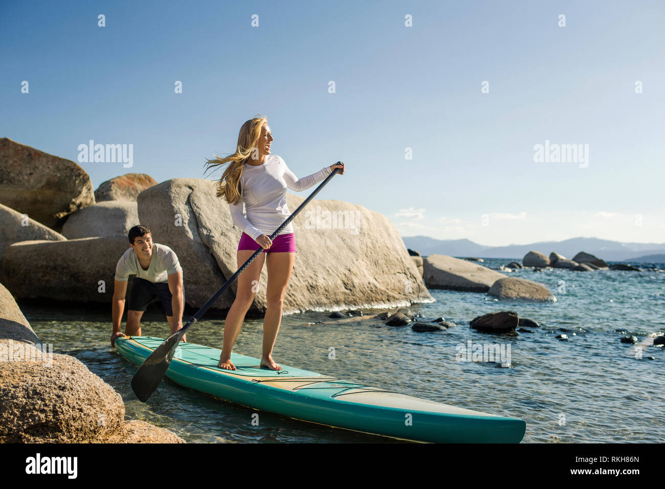 Paddleboard launch hi-res stock photography and images - Alamy