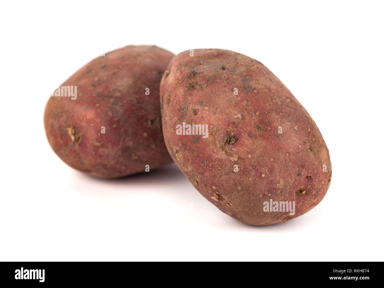red sweet large potato close up isolated on white background Stock ...