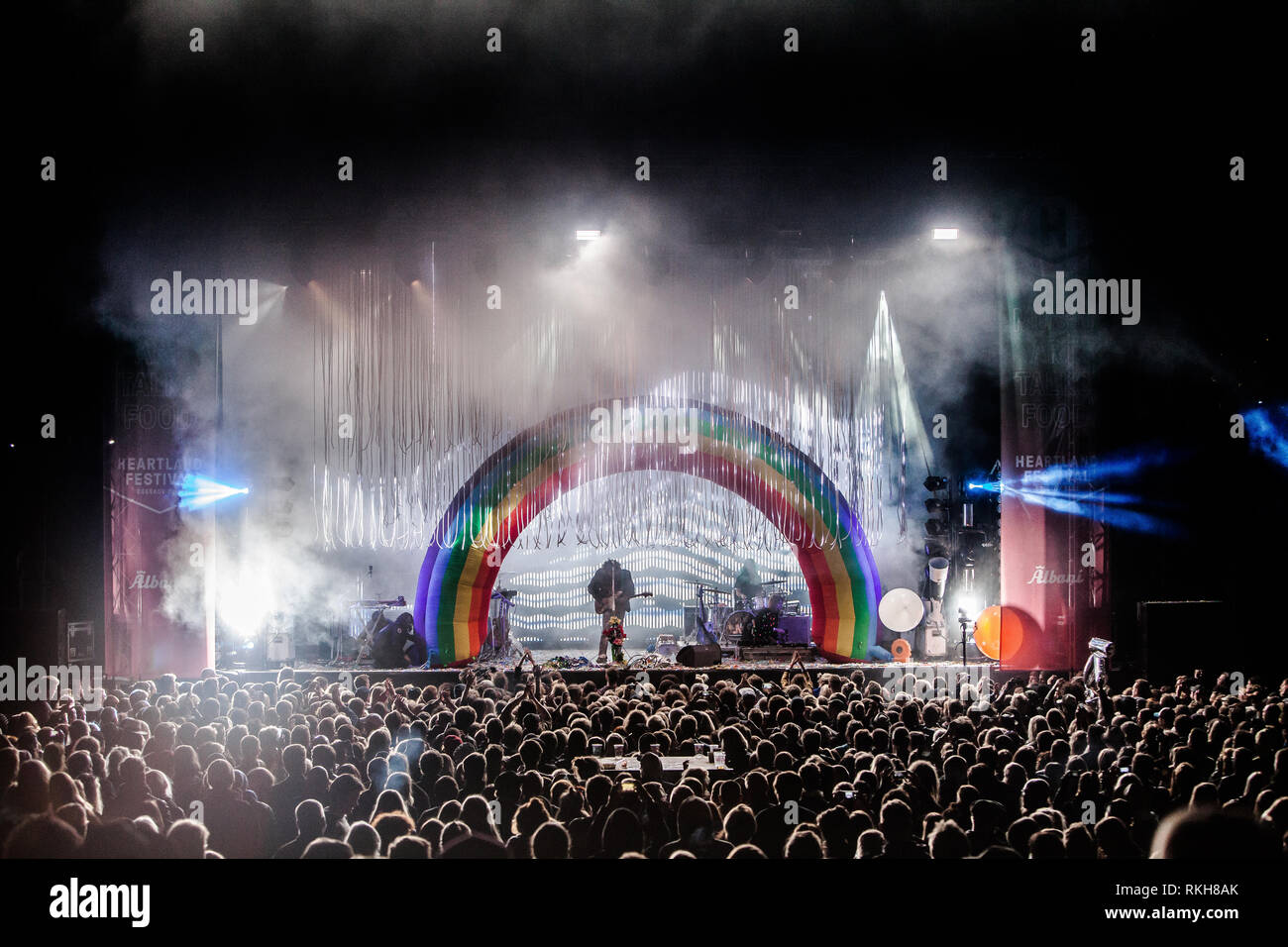 The American rock band The Flaming Lips performs a live concert at the ...