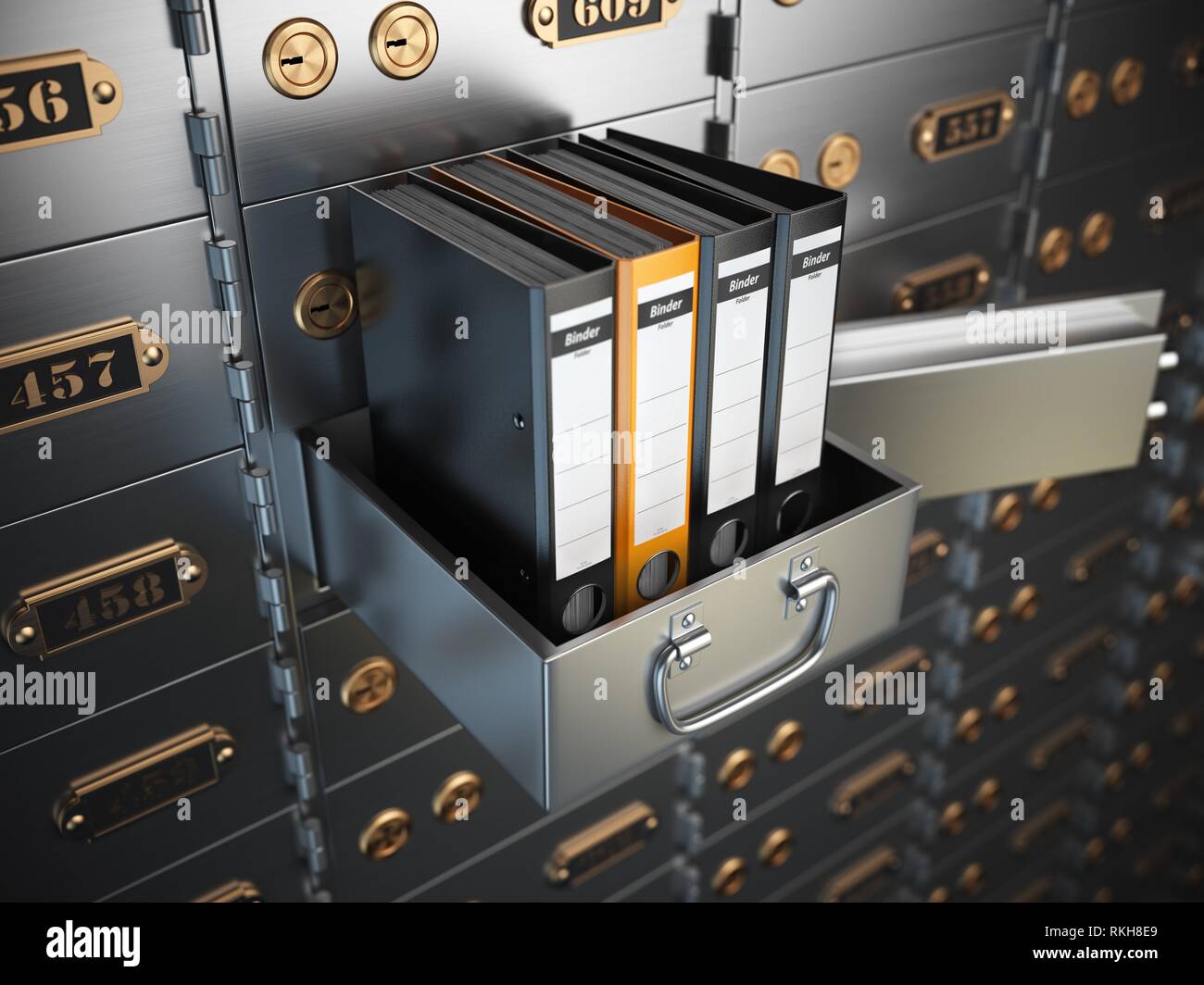 Box file confidential hi-res stock photography and images - Alamy
