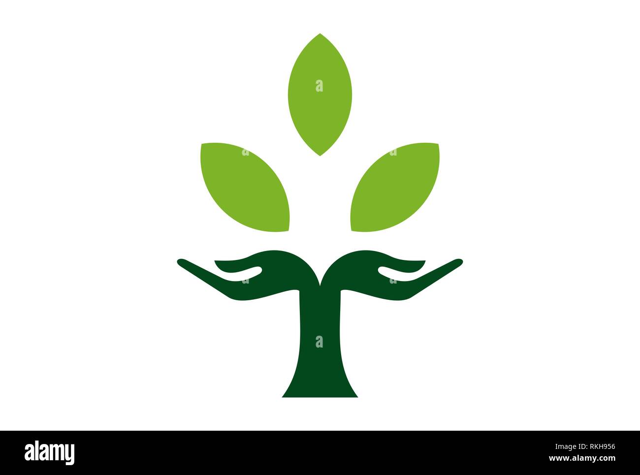 Environment protection flat concept Cut Out Stock Images & Pictures - Alamy