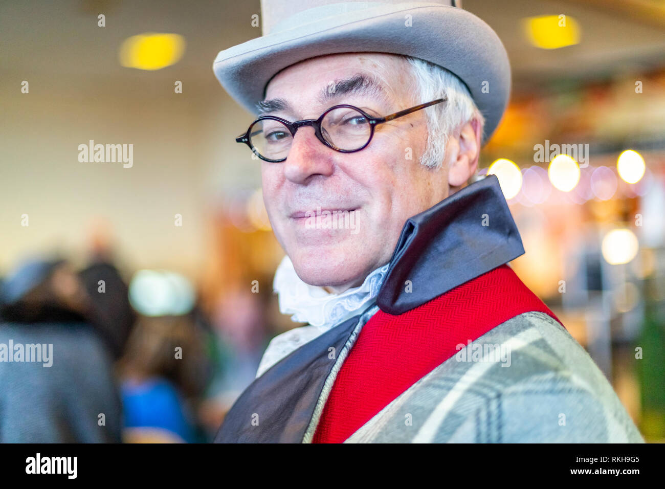 Steampunk Weekend Feb 2019: Whitby, North Yorkshire. UK Stock Photo - Alamy