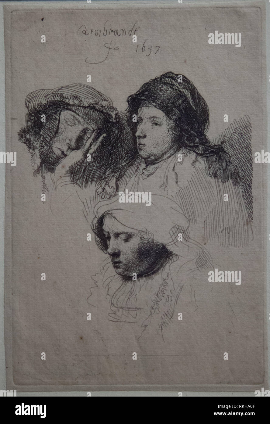 Woman portraits - exposition Rembrandt in Haarlem - held in Haarlem the ...