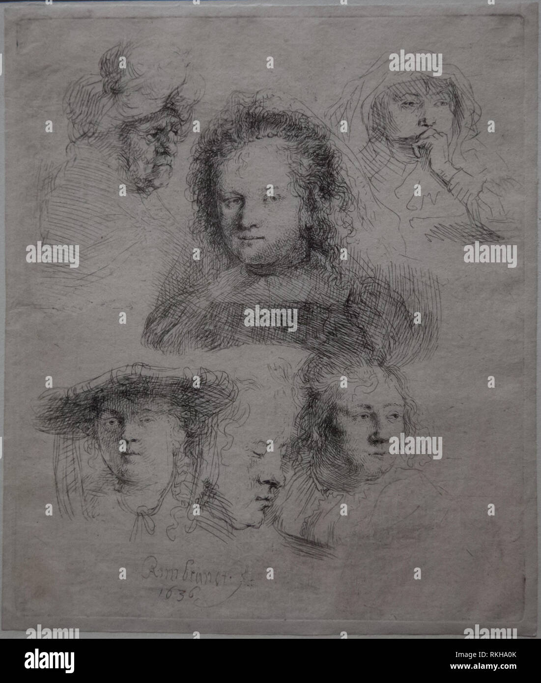 Woman portraits - exposition Rembrandt in Haarlem - held in Haarlem the ...