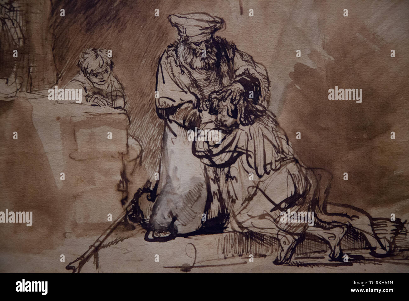 Bible scene - exposition Rembrandt in Haarlem - held in Haarlem the ...