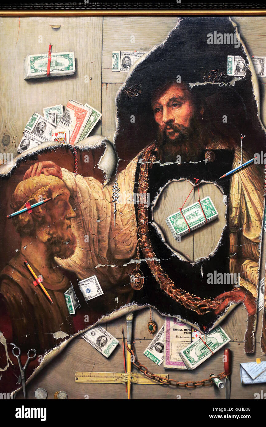 Hear of the Matter by Germany born American artist Otis Kaye display in ...