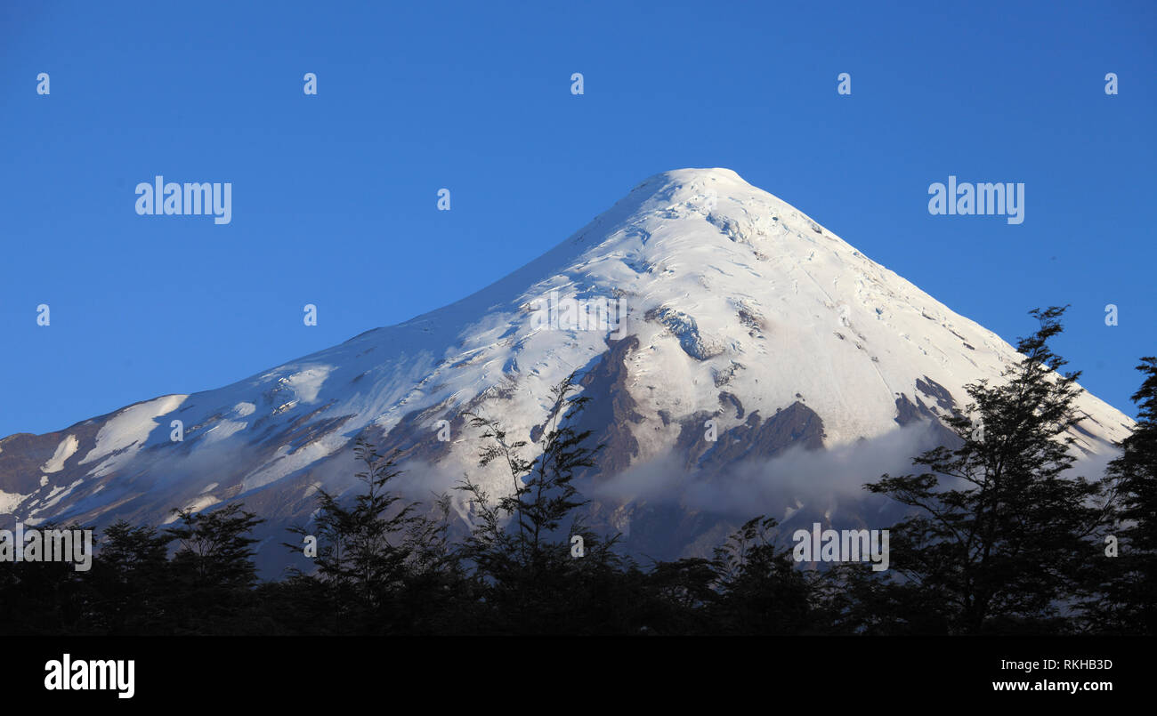 Chile, Lake District, Osorno Volcano Stock Photo - Alamy