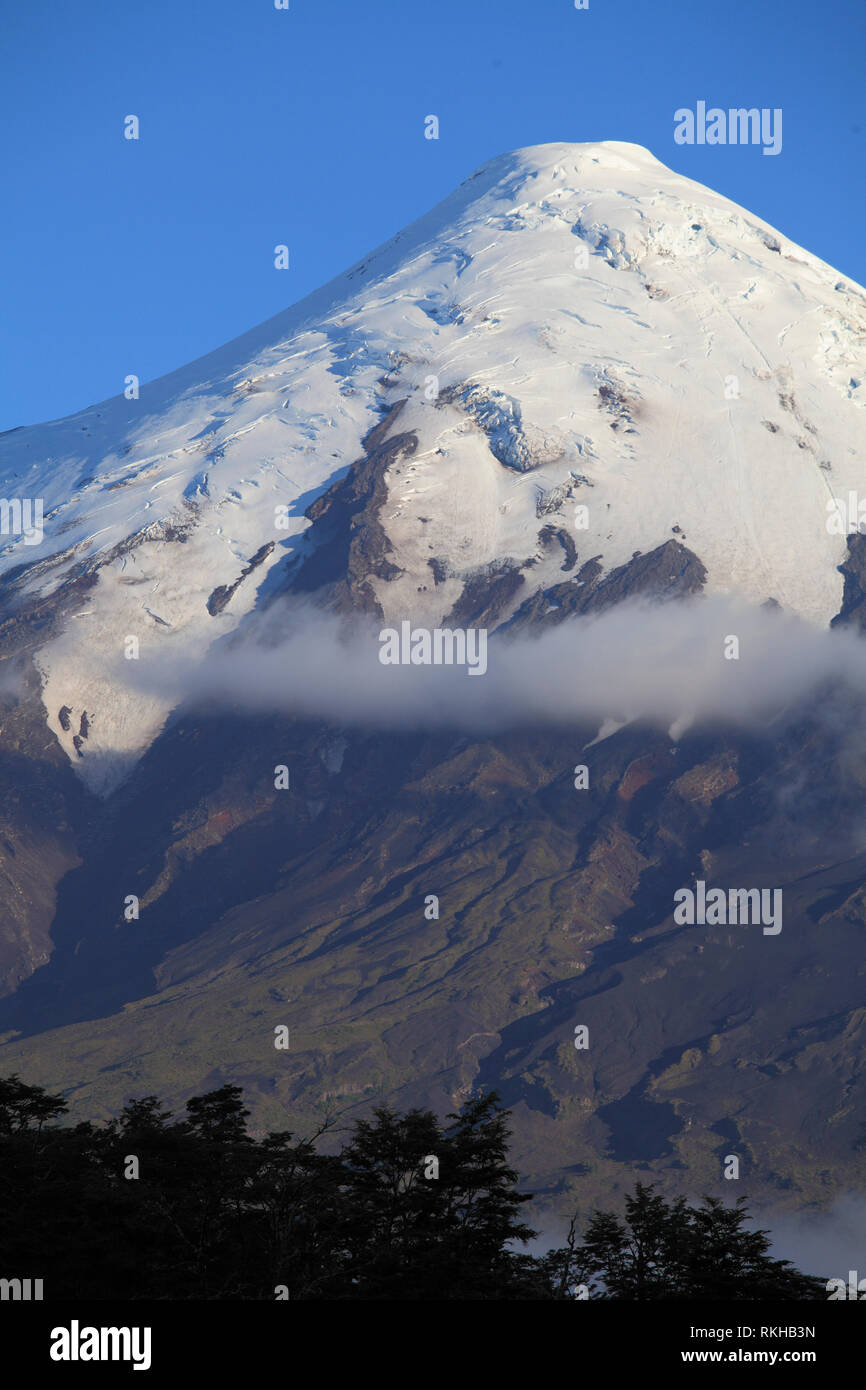 Chile, Lake District, Osorno Volcano Stock Photo - Alamy