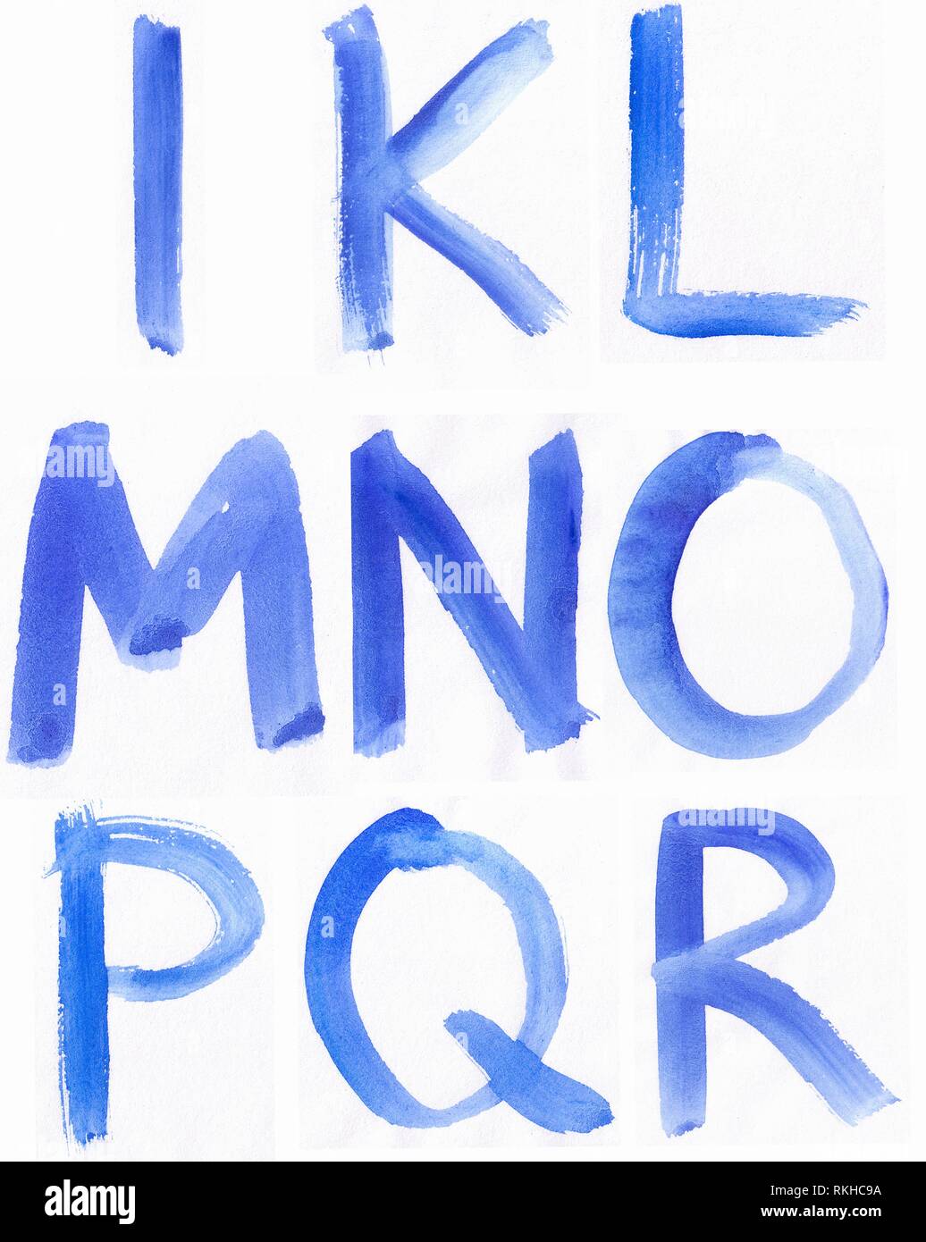 Painted Abc Grungy Design Letters High Resolution Stock Photography and ...