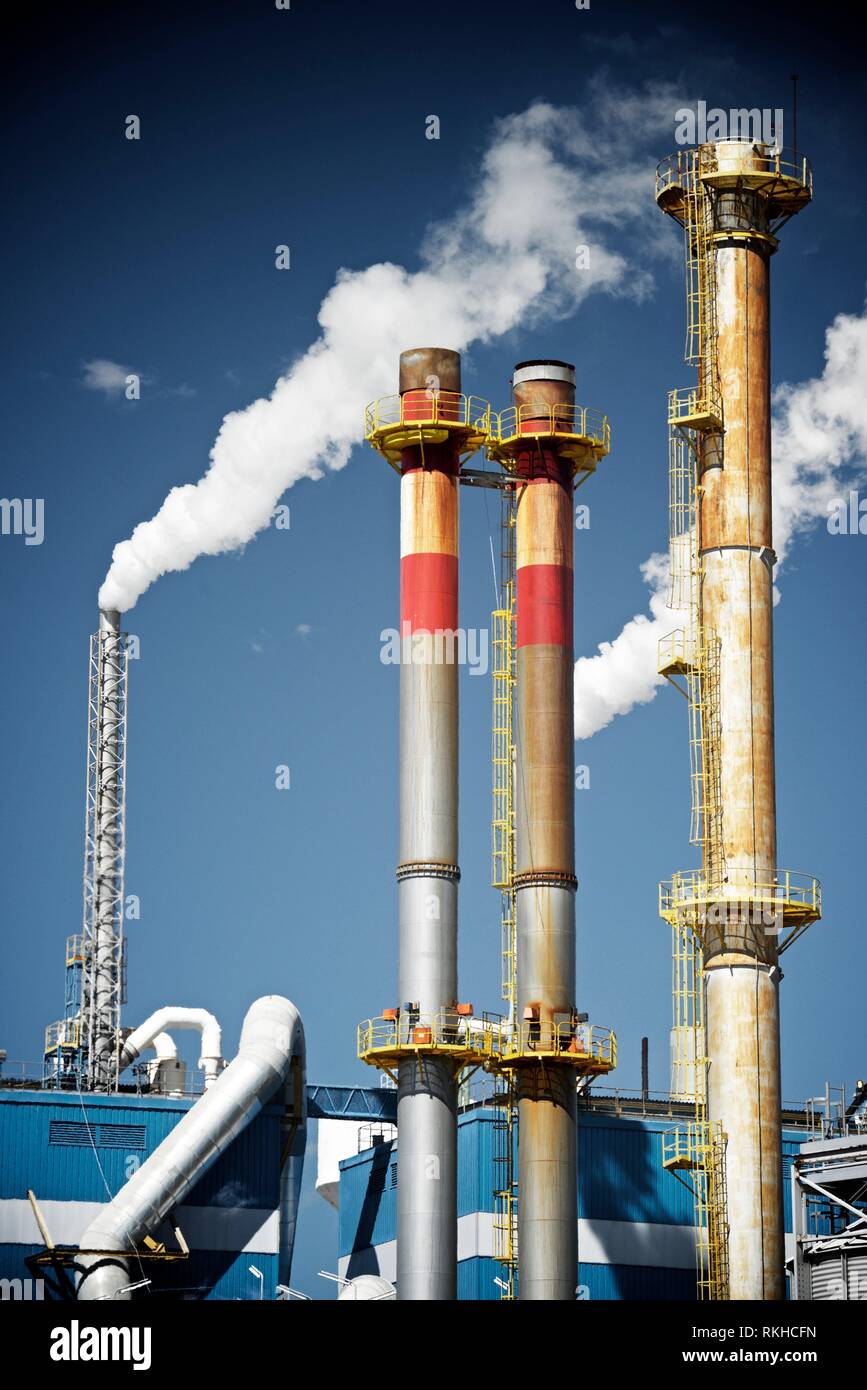 Mill Smoke Smokestack High Resolution Stock Photography and Images - Alamy