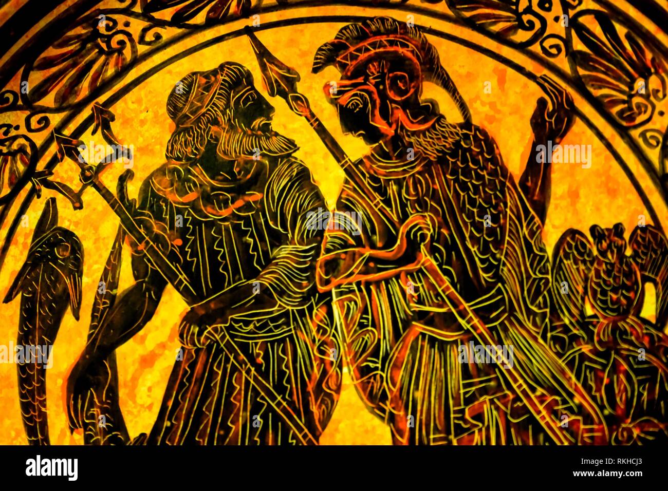 Poseiden Neptune Theseus Greek Warrior Greek Designs Ancient Replica ...