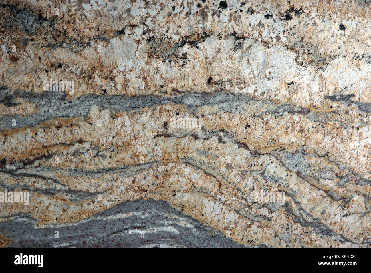 Beige granite with interesting patterns on the surface, called Golden ...
