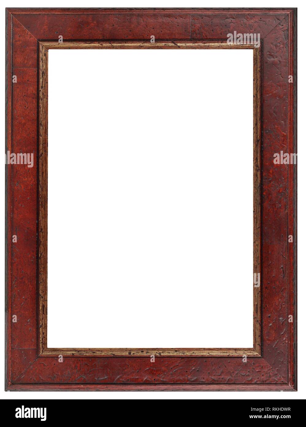 Vintage Grungy Wooden Picture Frame Stock Photo - Alamy