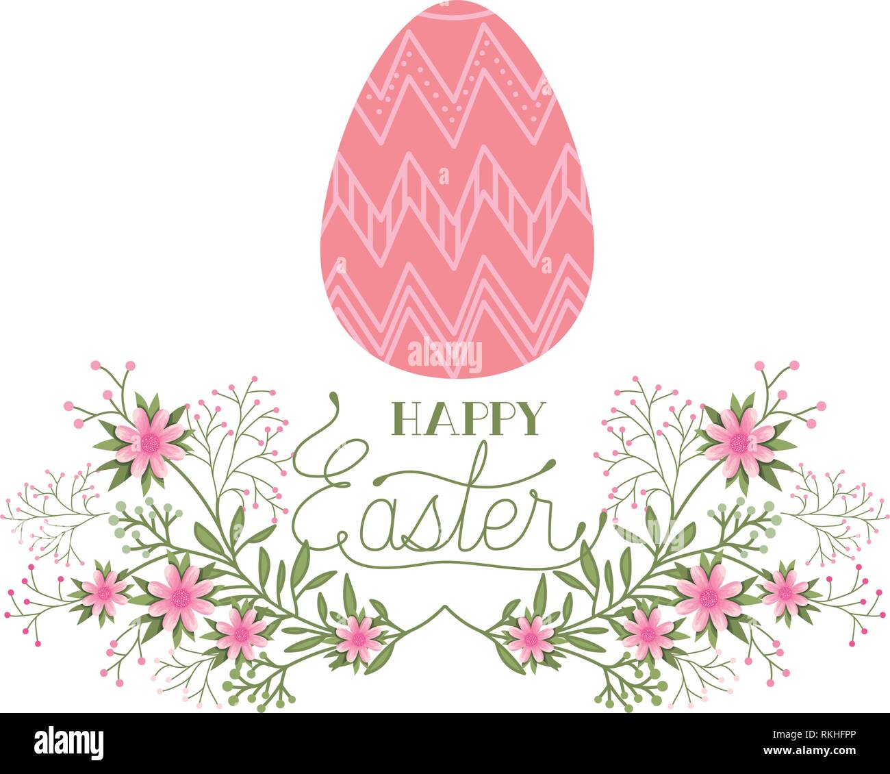 happy easter label isolated icon Stock Vector Image & Art - Alamy