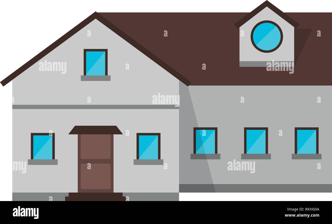 House real estate cartoon isolated Stock Vector Image & Art - Alamy