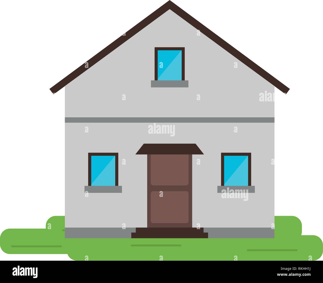 House real estate cartoon isolated Stock Vector Image & Art - Alamy