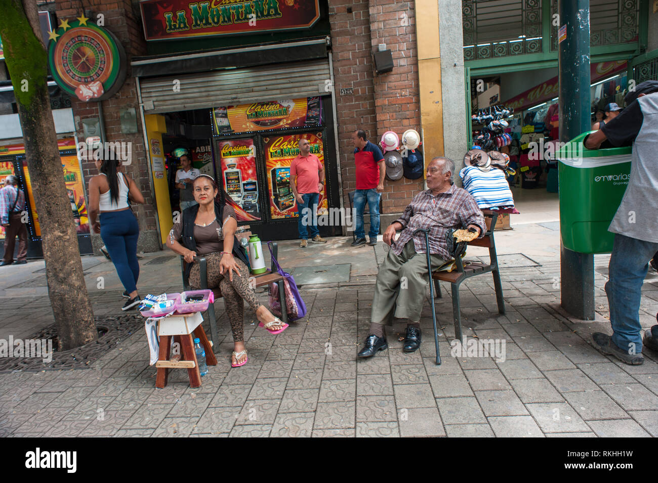 Medellin, Antioquia, Colombia: street scene Stock Photo - Alamy