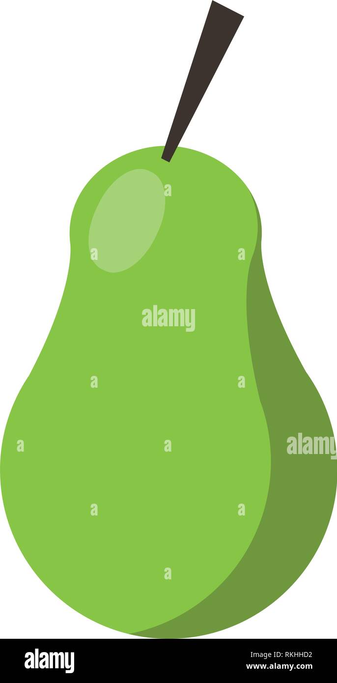 pear fresh fruit cartoon Stock Vector Image & Art - Alamy