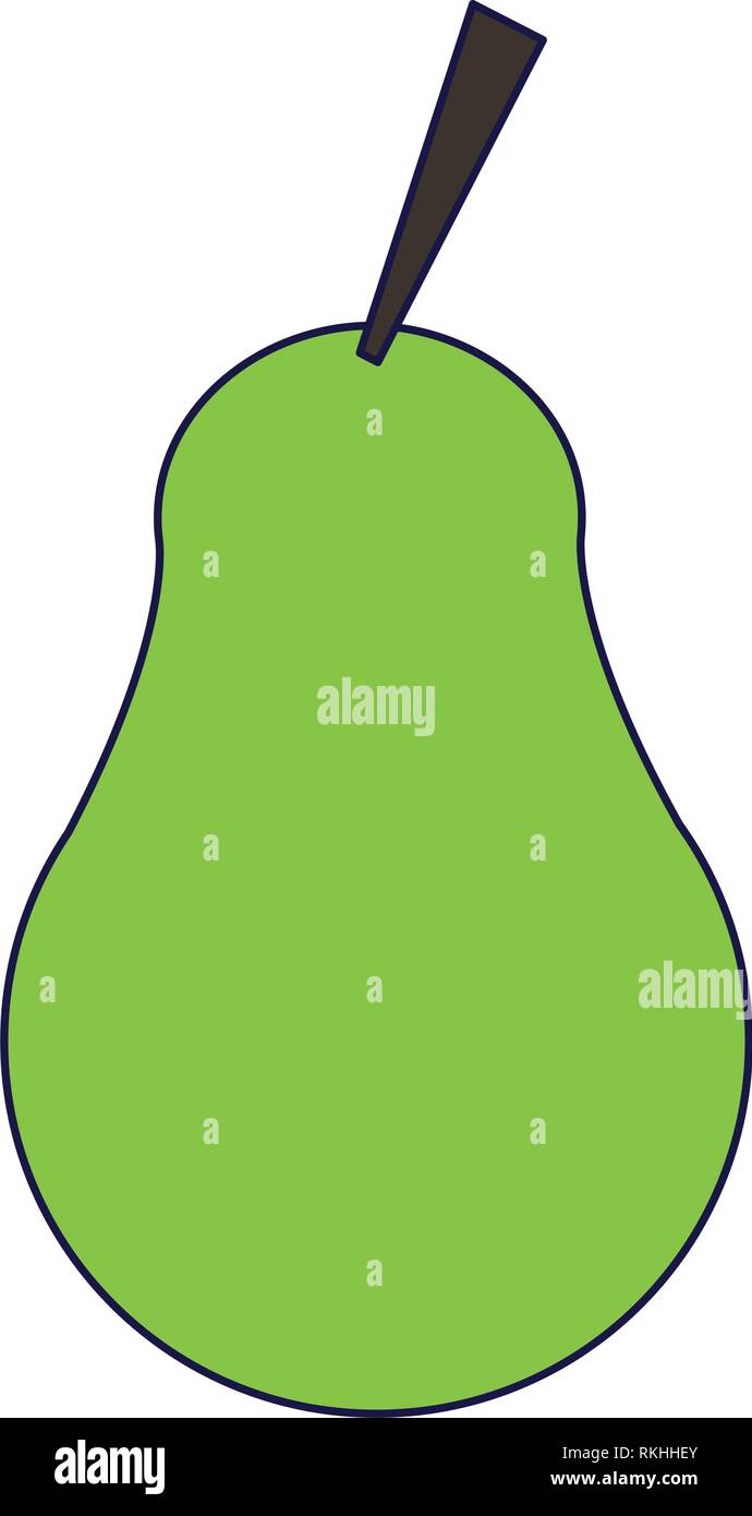 pear fresh fruit cartoon Stock Vector Image & Art - Alamy