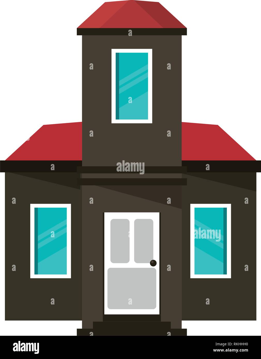 House real estate cartoon isolated Stock Vector Image & Art - Alamy