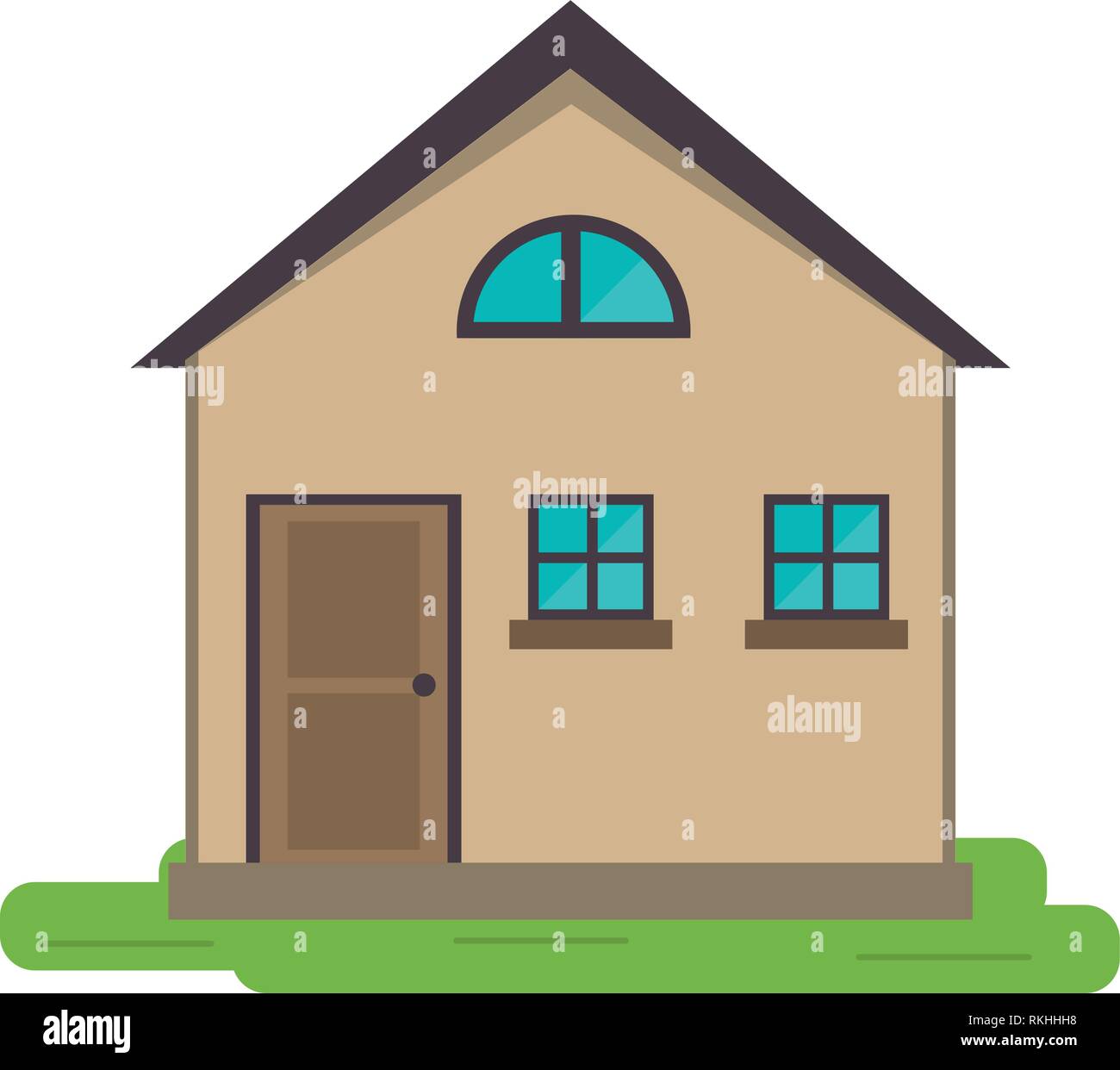 House real estate cartoon isolated Stock Vector Image & Art - Alamy