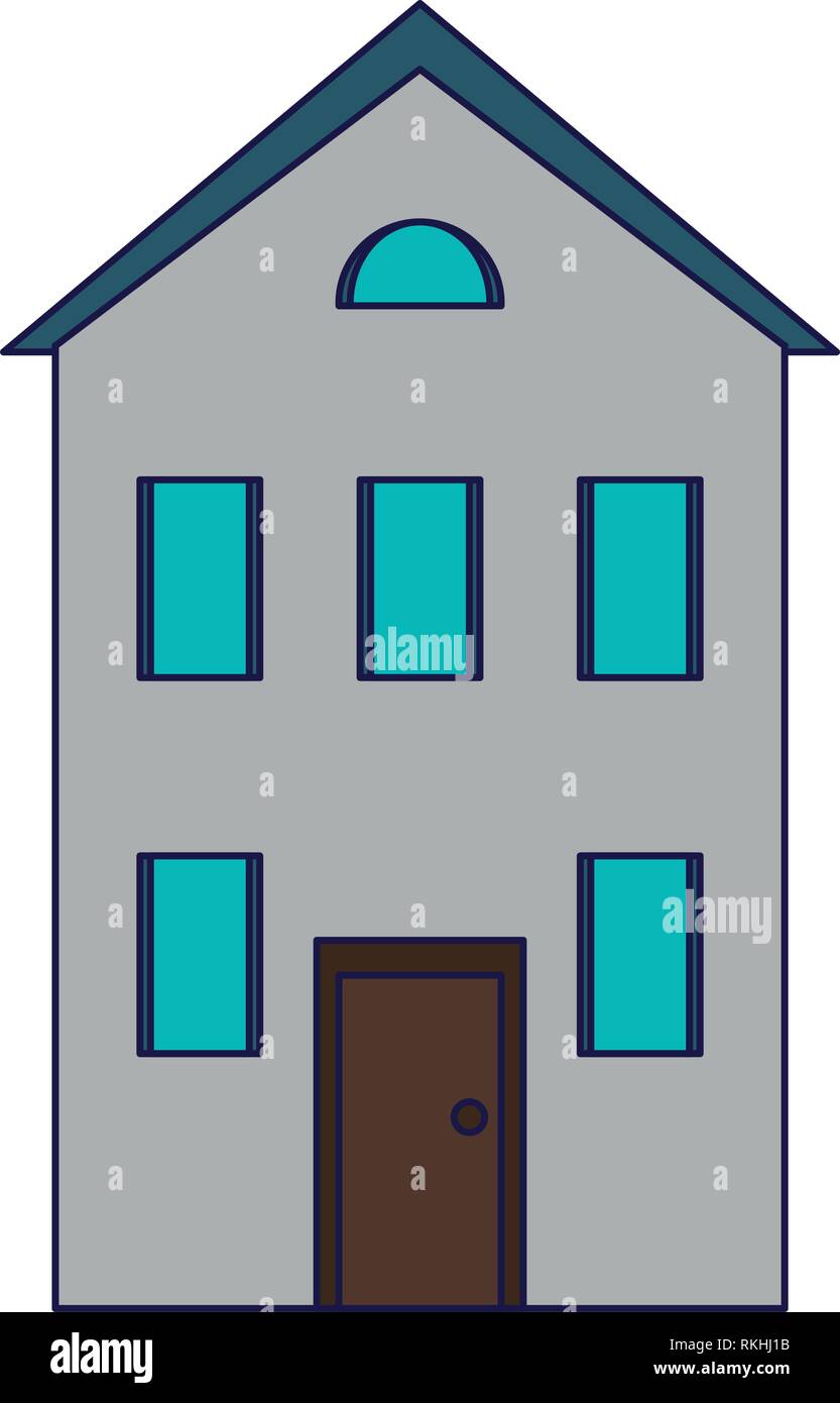 House real estate cartoon isolated Stock Vector Image & Art - Alamy