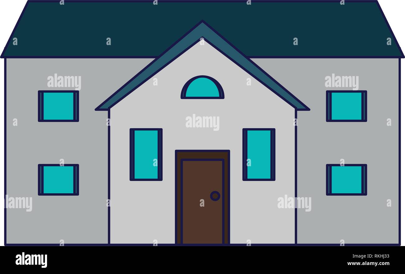 House real estate cartoon isolated Stock Vector Image & Art - Alamy