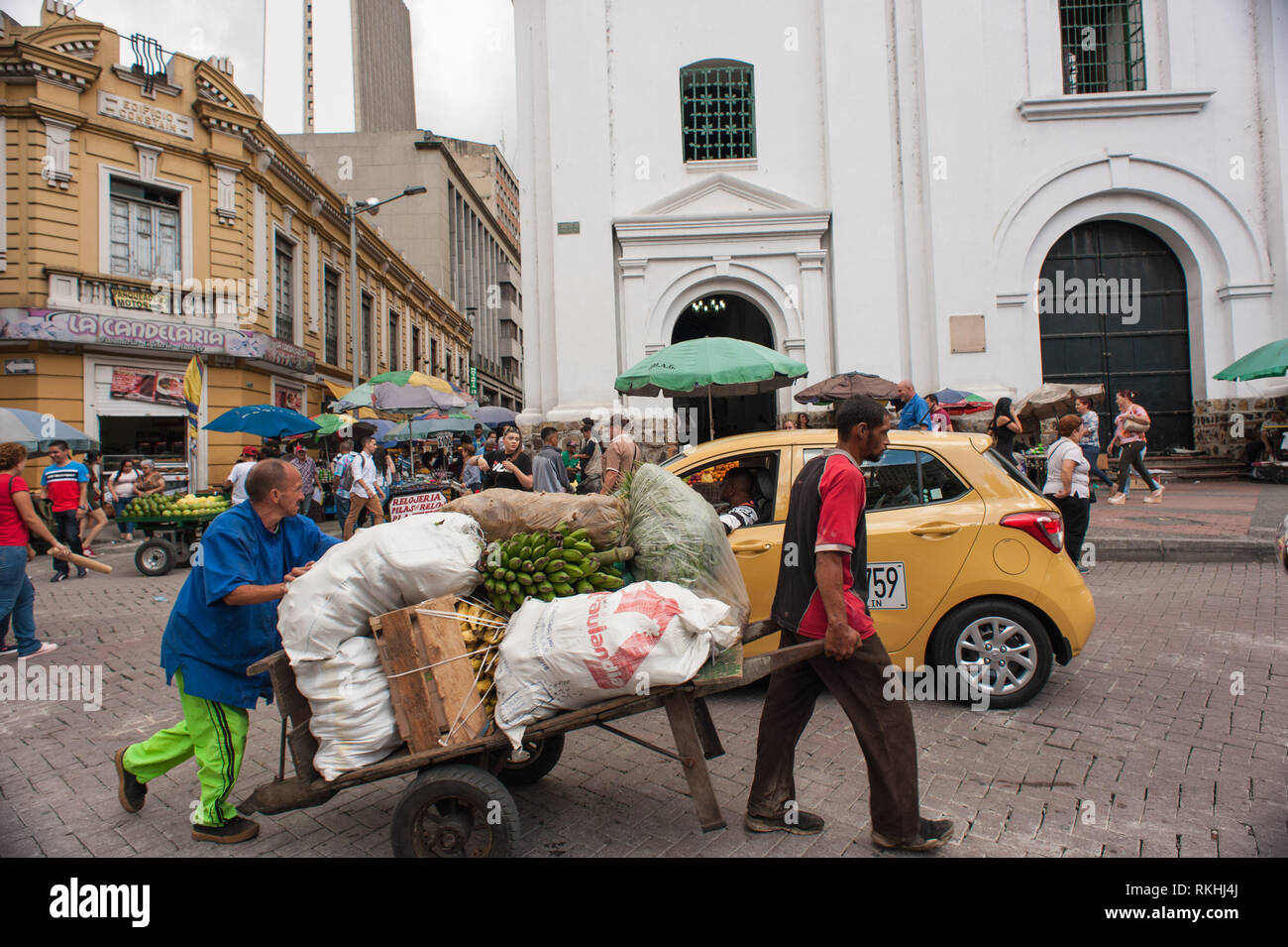 Medellin, Antioquia, Colombia: street scene Stock Photo - Alamy