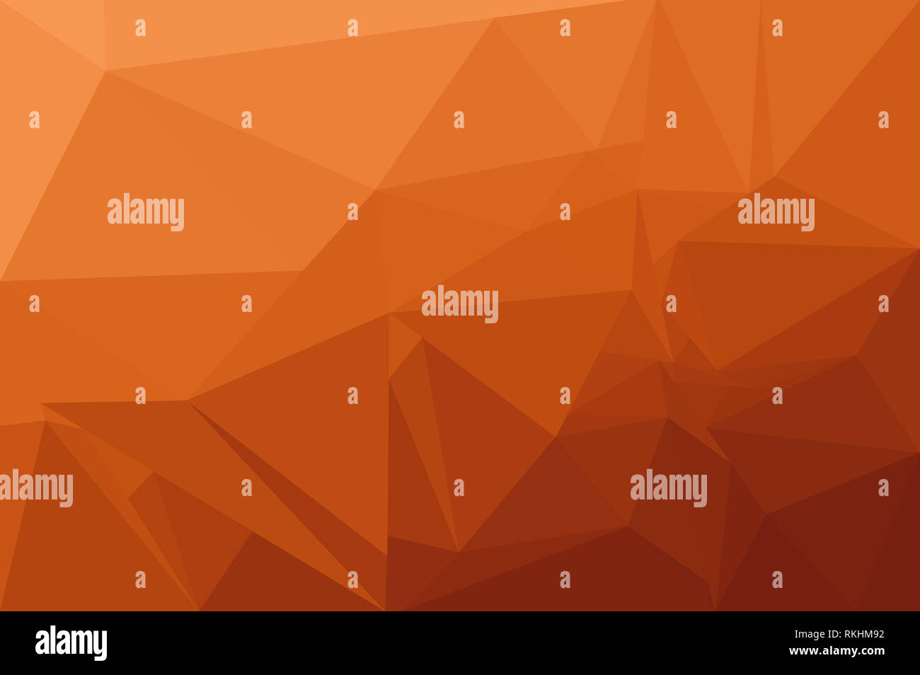Abstract orange background consisting of triangles Stock Photo - Alamy