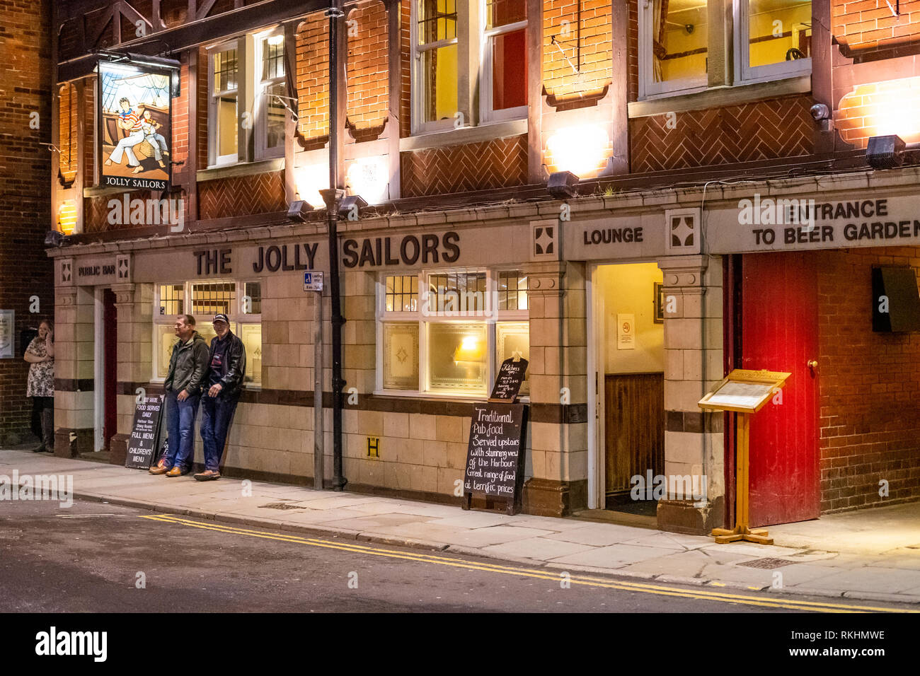 The Jolly Sailors pub, Whitby, North Yorkshire. UK Stock Photo - Alamy