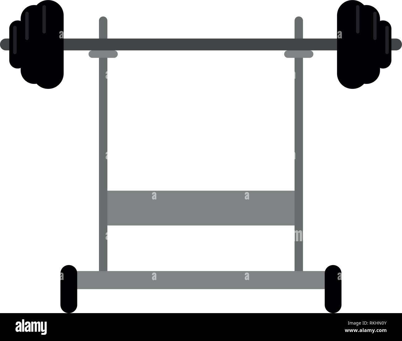Gym iron weights and stretch Stock Vector Image & Art - Alamy